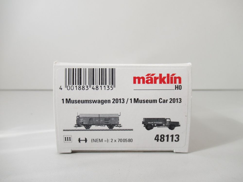 Märklin 48113 Museumswagen mit LkW AC H0 (Gebraucht) in Basel für CHF ...