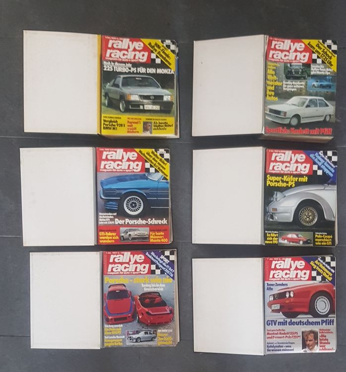 Rallye Racing Zeitschriften 80-85 komplett / Marc Surer (Gebraucht) in ...