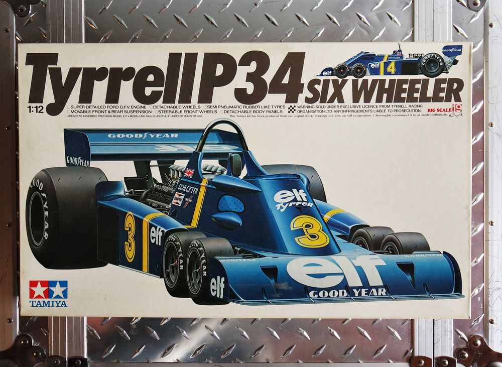 F-1 Tyrrell P34 Six Wheeler 1976 - Tamiya Bausatz 1:12 (Neu (gemäss ...