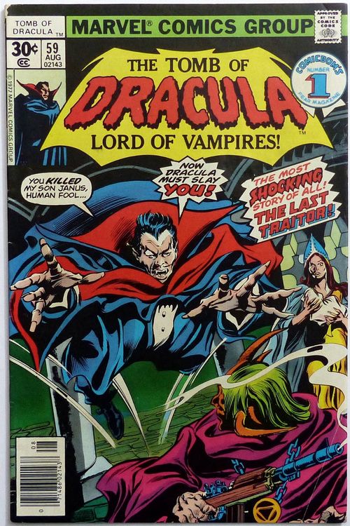 TOMB OF DRACULA #59 DRACULA SON IS KILLED MARVEL 1977 (Gebraucht) in ...