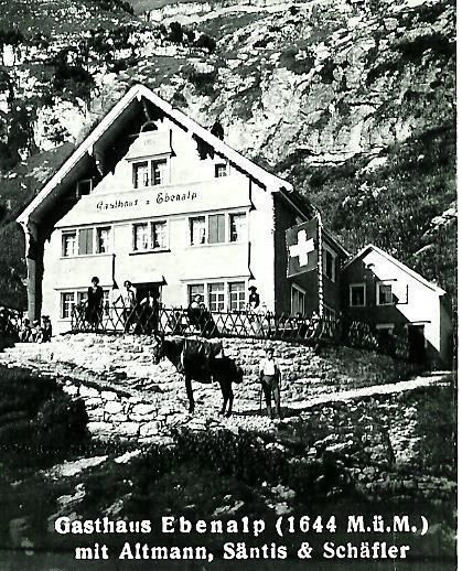 Ebenalp Wasserauen, Weissbad AI Säumer Muli Maultier 1944 | Kaufen auf ...