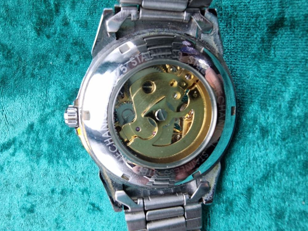 WINNER Herren Armbanduhr, automatic, mechanisch, skelettiert (Gebraucht ...