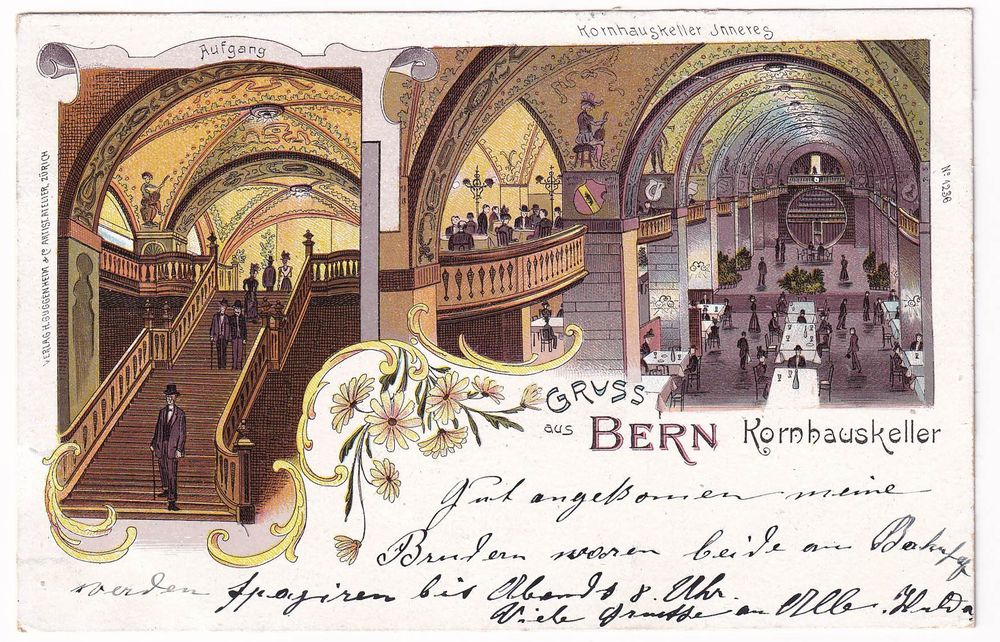 Gruss aus Bern Kornhauskeller 1900 (Gebraucht) in Cormoret für CHF 6 – mit Lieferung auf Ricardo ...