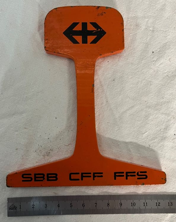 SBB CFF FFS BRIEBBESCHWERER VINTAGE ORANGE | Kaufen auf Ricardo