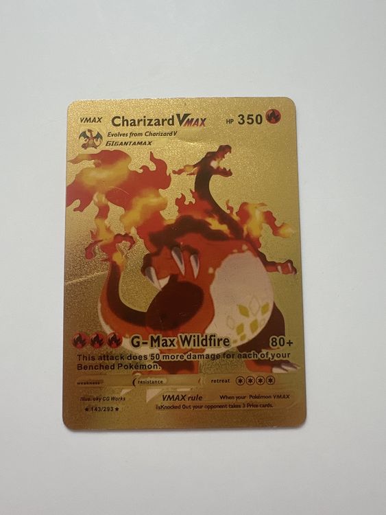 Pokemon Charizard V max Gold (Gebraucht) in Zürich für CHF 20 – mit ...
