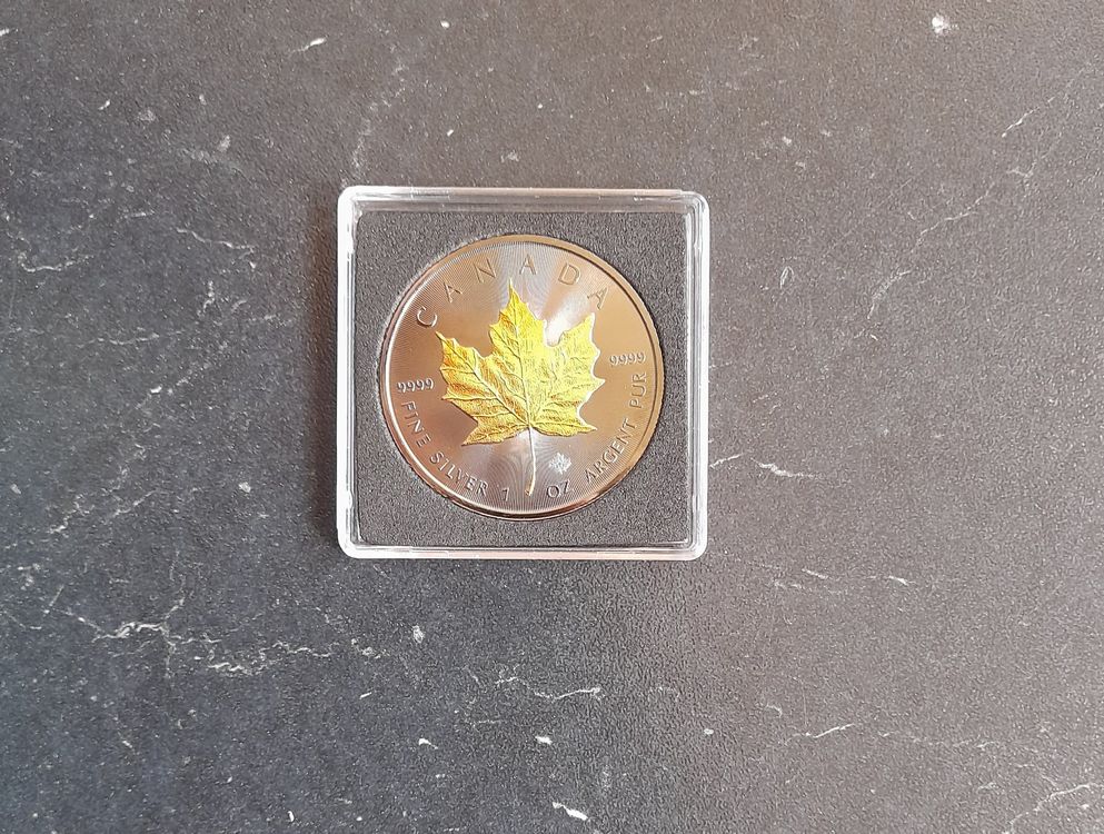 1 OZ Silber Maple Leaf Canada 2017 Golden Enigma Edition | Kaufen auf ...