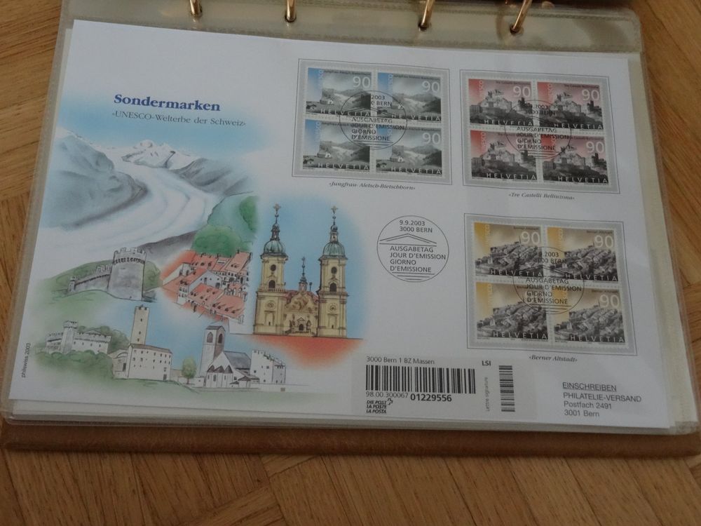 FDC 2003 Unesco LUXUSBRIEF (Gebraucht) in Olten für CHF 10 – mit Lieferung auf Ricardo kaufen
