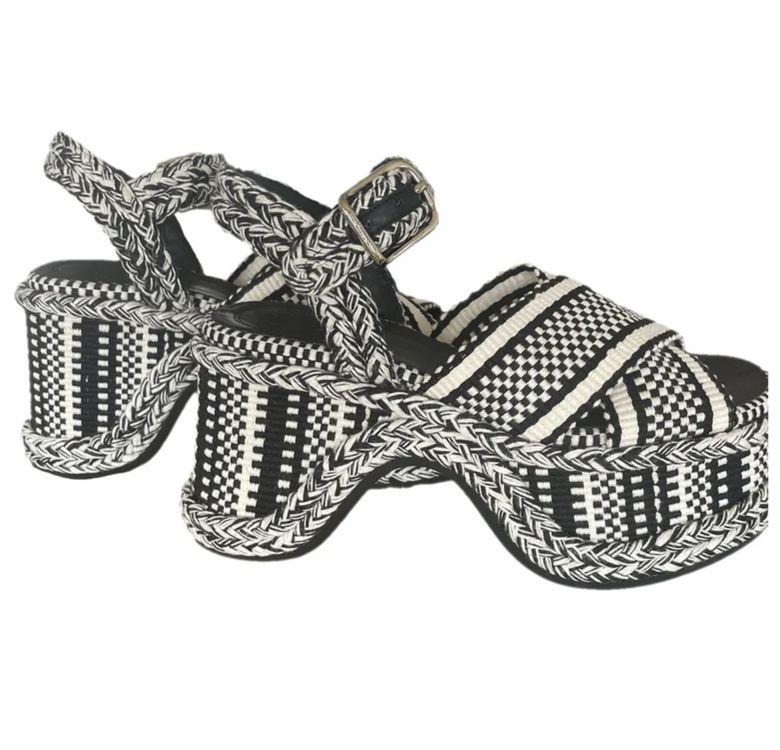 Chloe Metil platform cloth sandals (Neu und originalverpackt) in La ...
