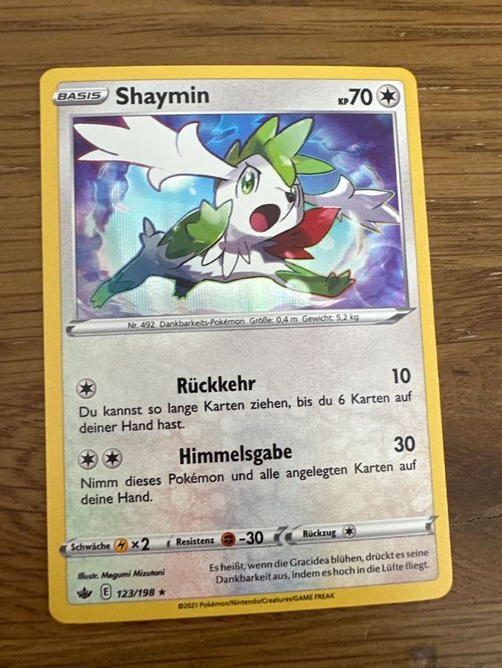 Shaymin 123/198 EN | Kaufen auf Ricardo