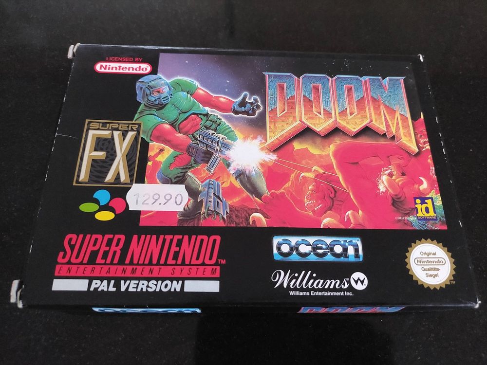 DOOM mit SUPER FX CHIP (PAL) - SUPER NINTENDO | Kaufen auf Ricardo