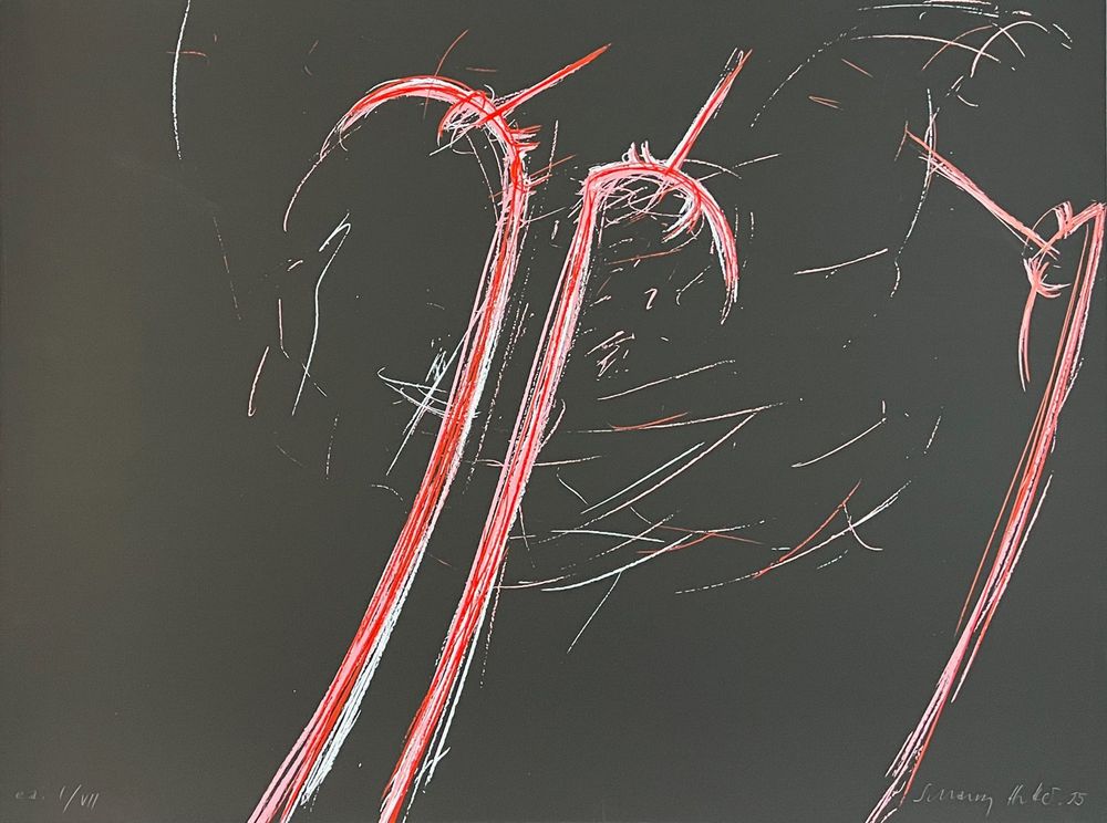 Schang Hutter. Siebdruck, 1995. Eines von 40 Expl. (Gebraucht) in ...