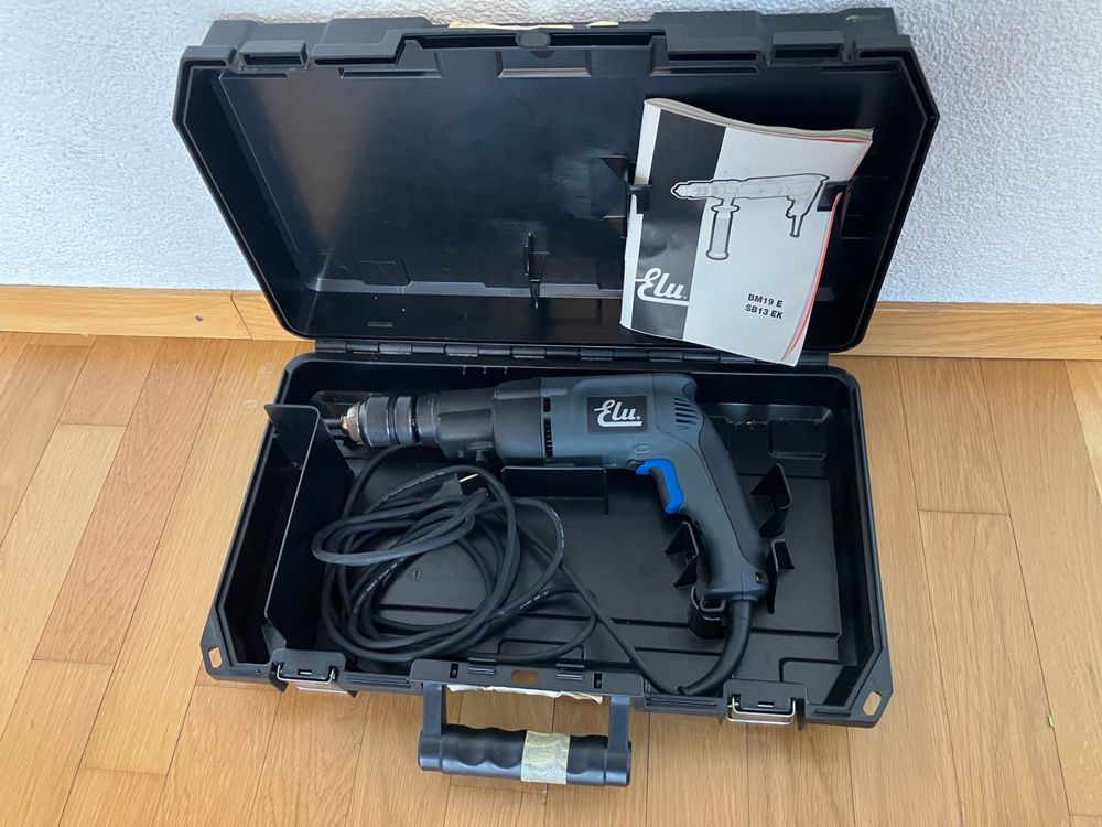 Elu Schlagbohrer SB13E-ch für Beton, Stahl, Holz mit Box (Gebraucht) in ...
