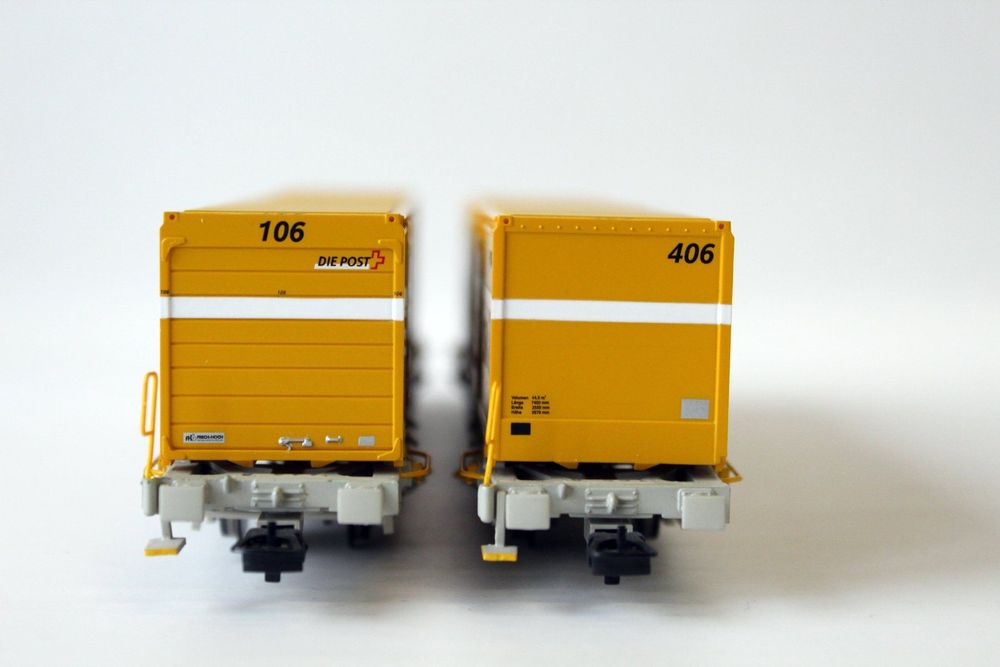 LILIPUT - Containerwagen Schweizer POST (Neu (gemäss Beschreibung)) in ...