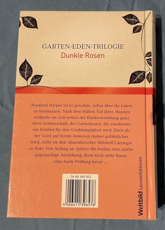 Dunkle Rosen. Garten-Eden-Trilogie, Teil 2, Nora Roberts (Gebraucht) in Frauenfeld für CHF 3 ...