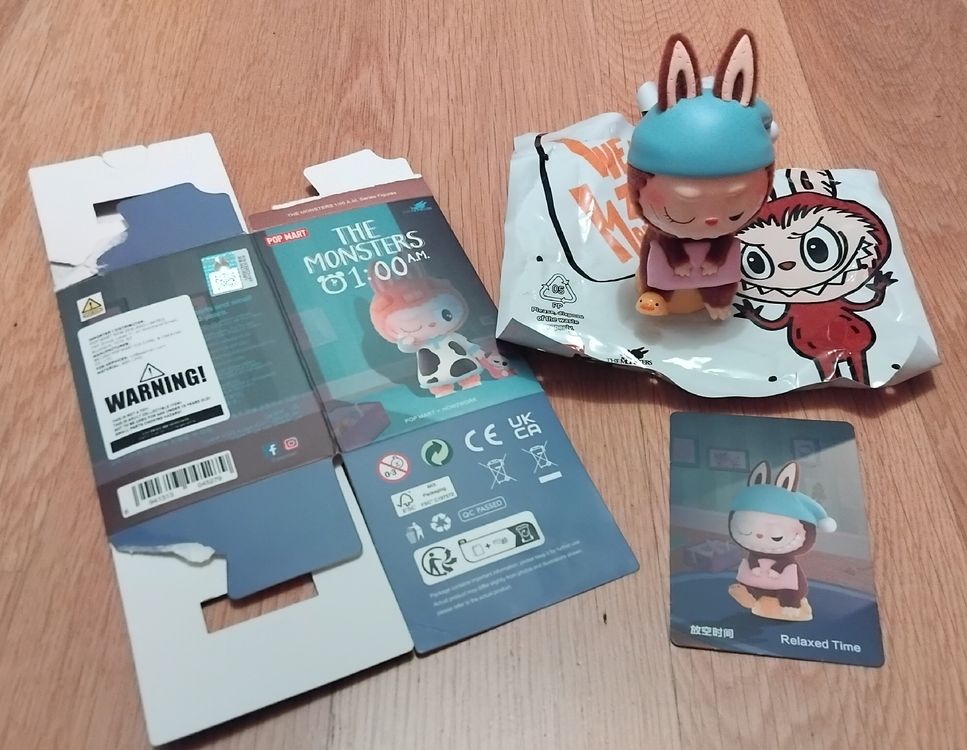 Labubu The Monsters 1:00 A.M. - Relaxed Time (Neu (gemäss Beschreibung ...