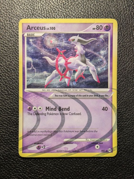 Pokemon Arceus AR7 HOLO RARE Arceus Edition English | Kaufen auf Ricardo