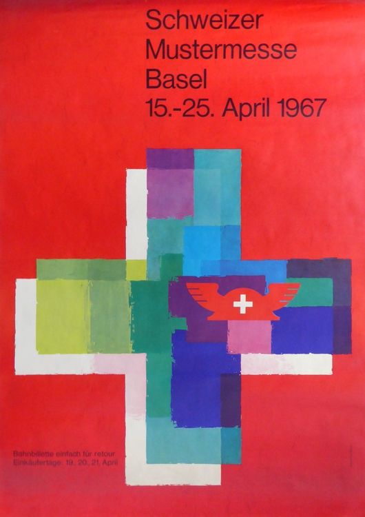 original MUSTERMESSE BASEL Plakat 1967 | Kaufen auf Ricardo