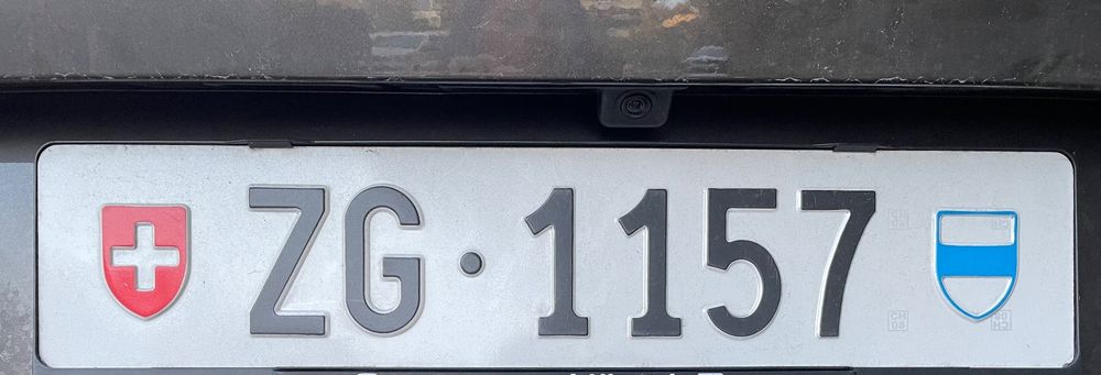Autonummer Kontrollschild ZG1157 | Kaufen auf Ricardo