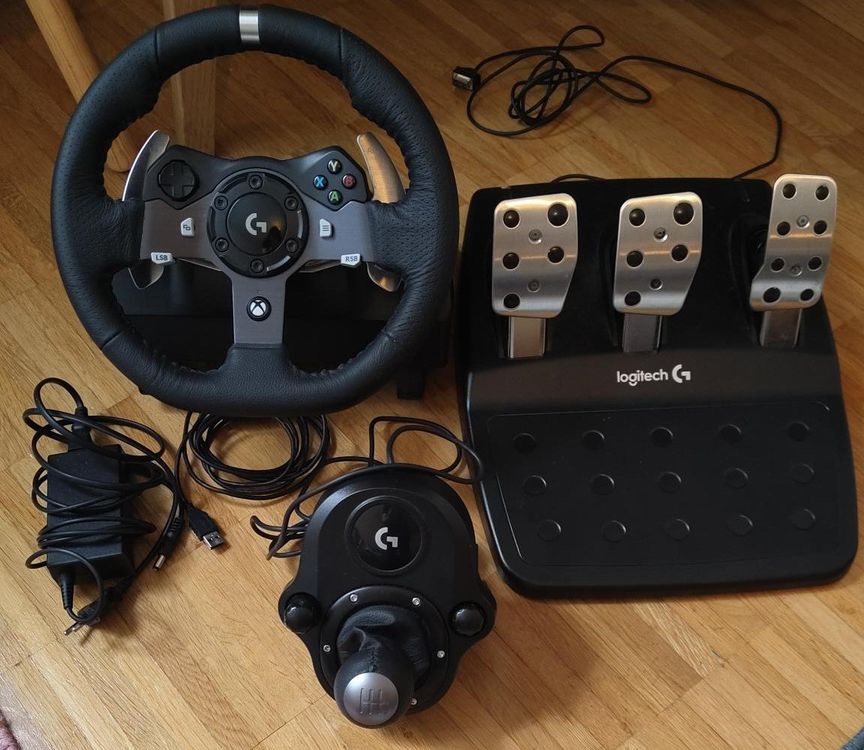 Logitech G920 Gaming Lenkrad + Schalthebel (Pc/Xbox) (Gebraucht) in ...