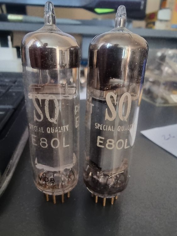 Röhrenpaar E80L Pentoden Goldpin (Neu (gemäss Beschreibung)) in Grosswangen für CHF 20 – mit ...