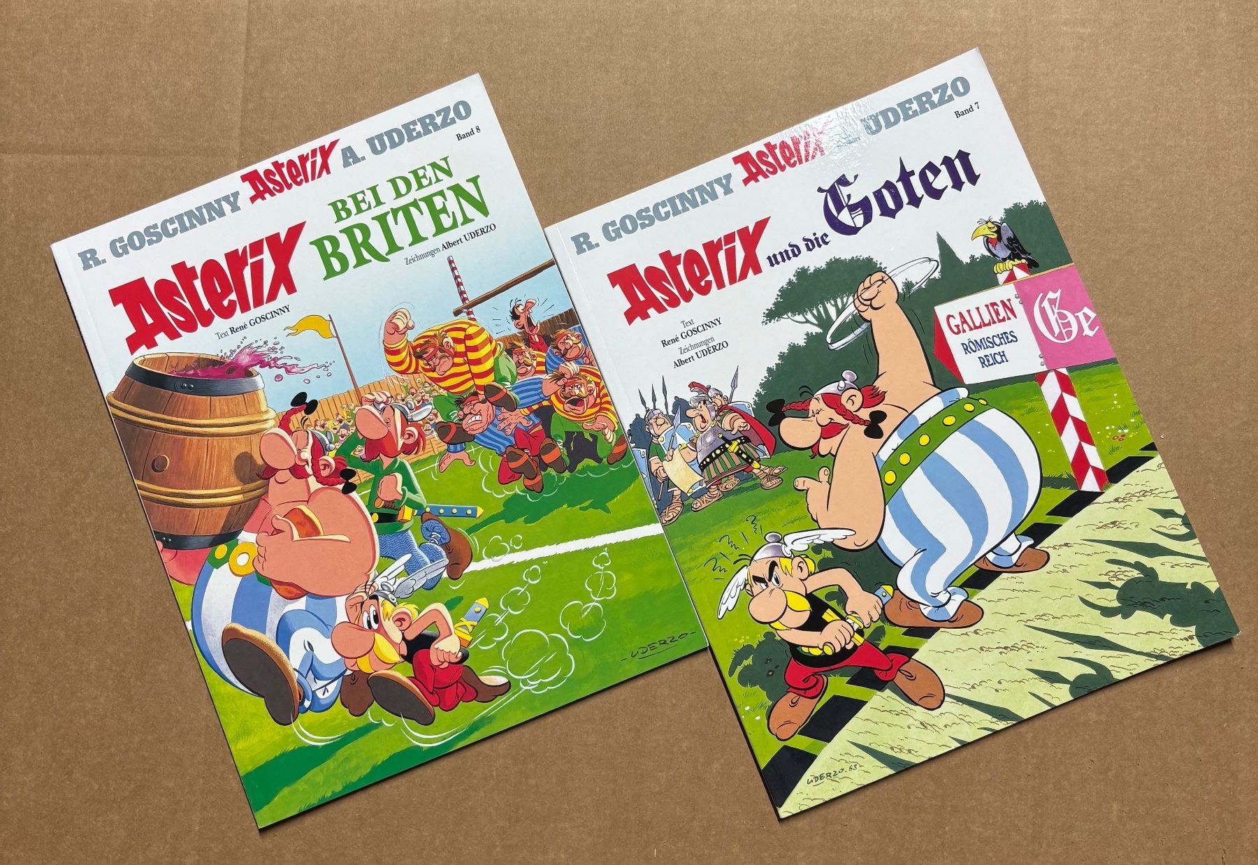 Asterix Comic Doppelpack 8 "Bei den Briten" & 7 "Goten" top! (Gebraucht ...