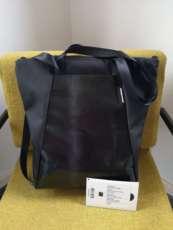 FREITAG TOTE BAG/BACKPACK DAVIAN F620, ALL BLACK (Neu (gemäss ...