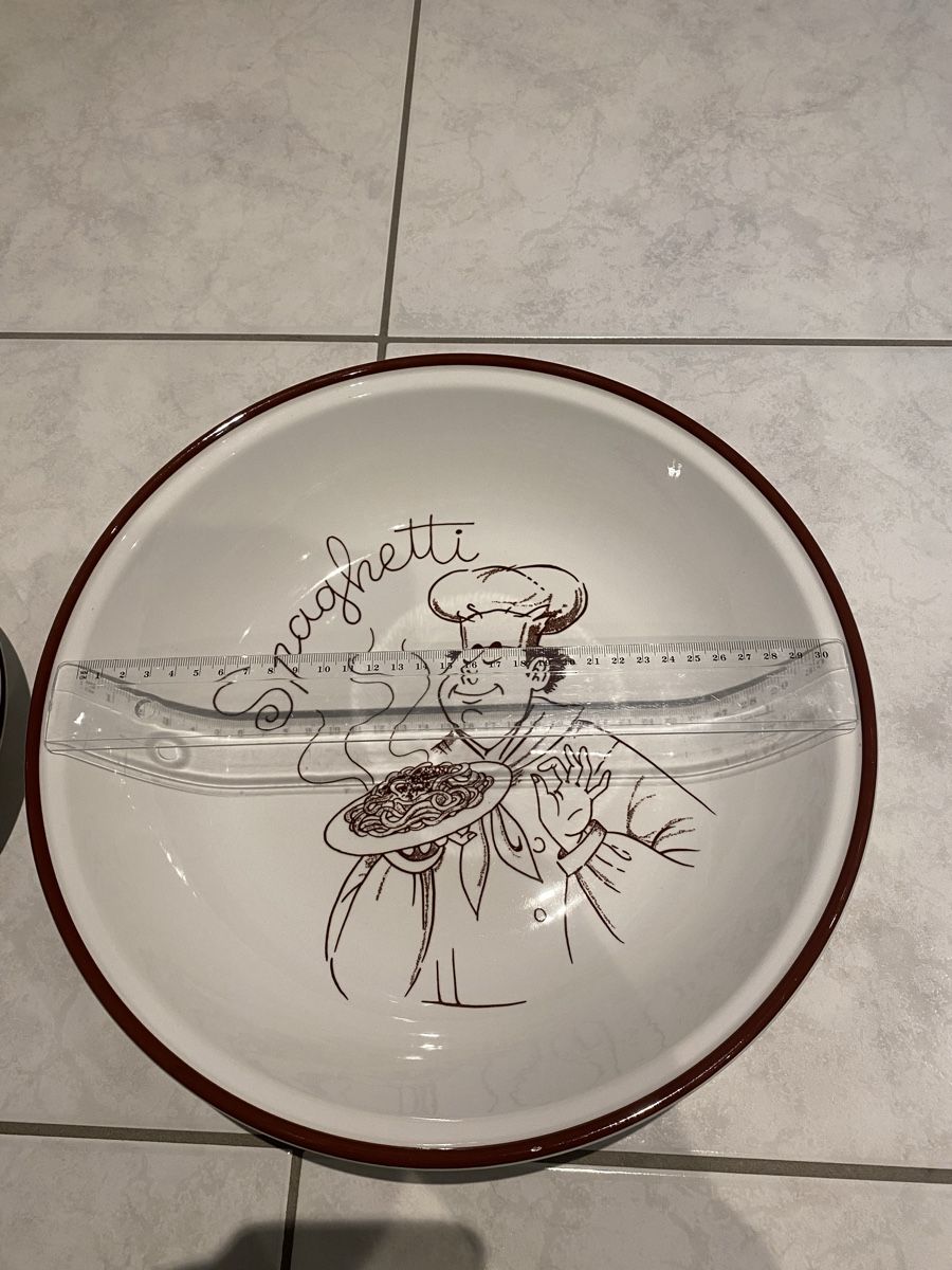 8Stk.Italienische Pasta Teller Set Spaghetti Motiv (Gebraucht) in Haag ...