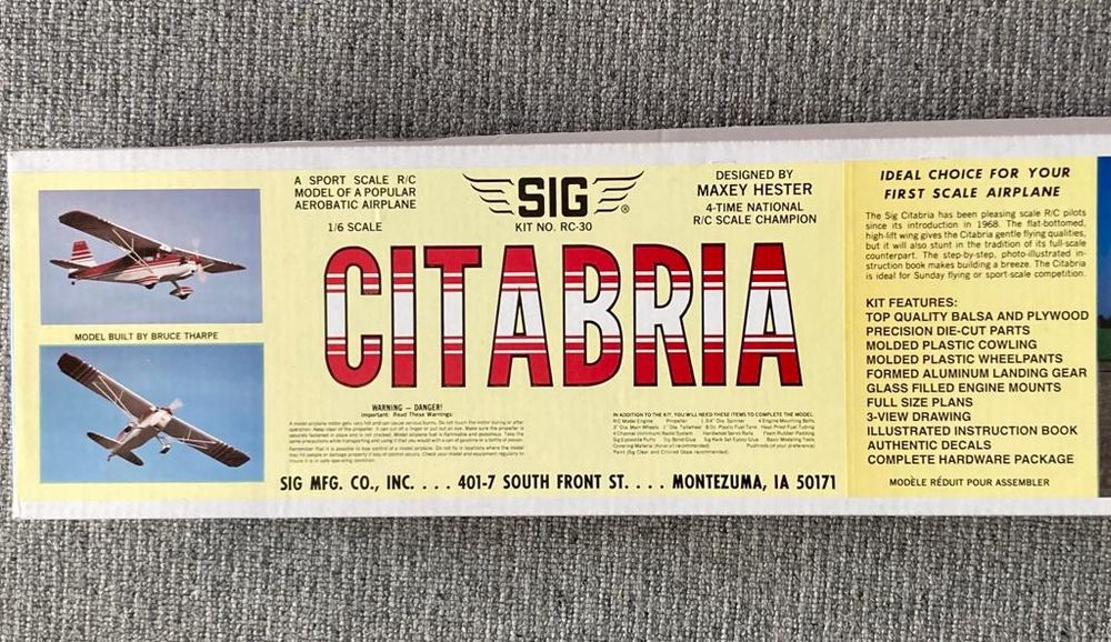 Bausatz Citabria von SIG (Neu und originalverpackt) in Thörishaus für ...