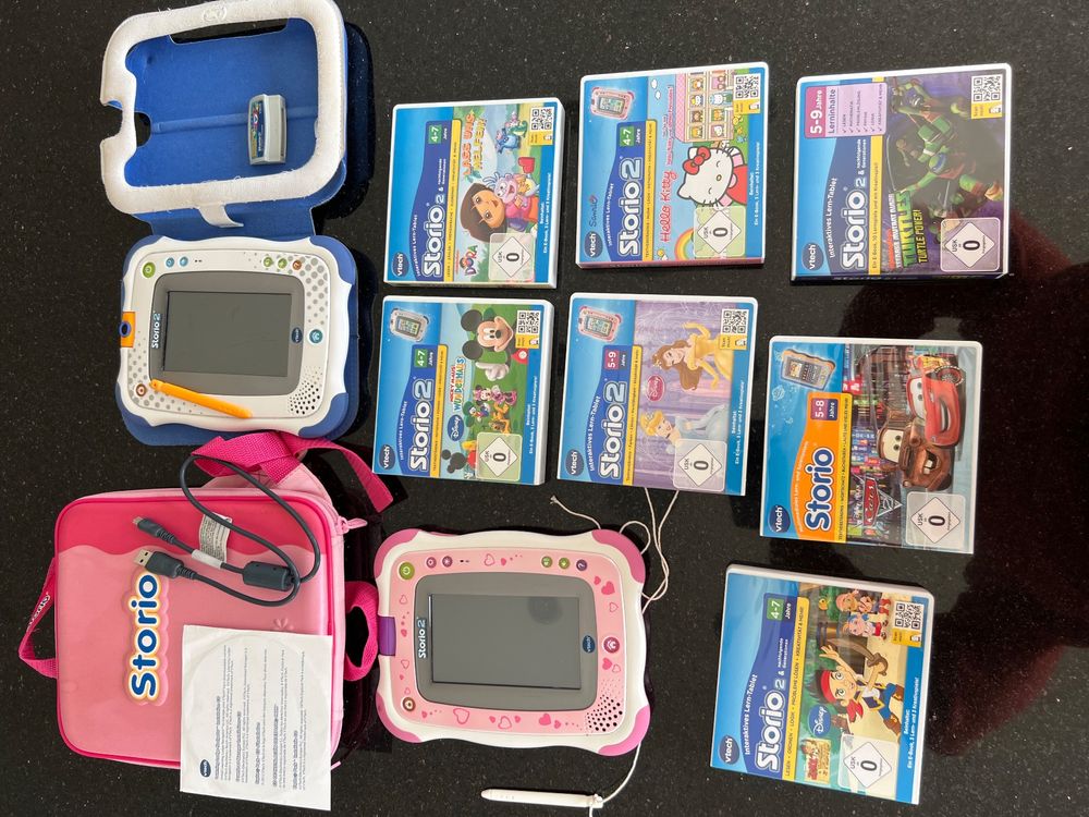 Storio 2 Set inkl. Lernspiele Lern Tablet Vtech (Gebraucht) in ...