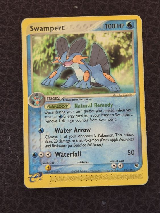 Swampert 23/109 Rare Pokémon Card (Gebraucht) in Minusio für CHF 1 ...