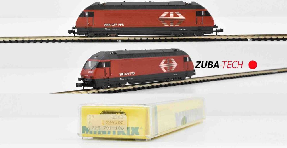 Minitrix 12862 E-Lok Re 460 SBB Uetliberg Spur N GS mit OVP (Gebraucht ...