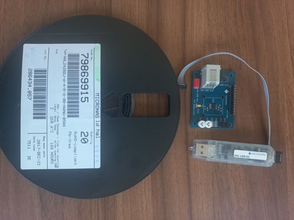 HAL USB Programmer, Extension Board, HAL2420 Magnetsensoren (Gebraucht ...