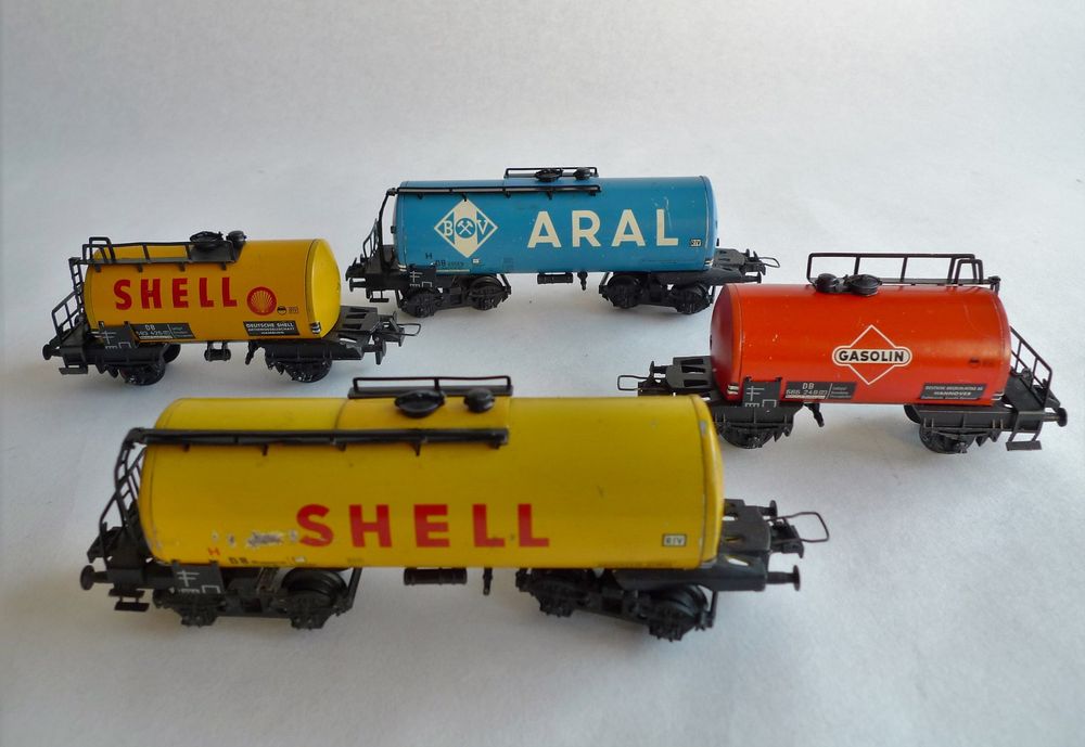 Trix 4 Tankwagen H0 Shell Aral Gasolin | Kaufen auf Ricardo