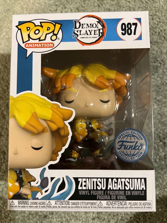 Funko POP Animation: Demon Slayer - Zenitsu Agatsuma #987 | Kaufen auf ...