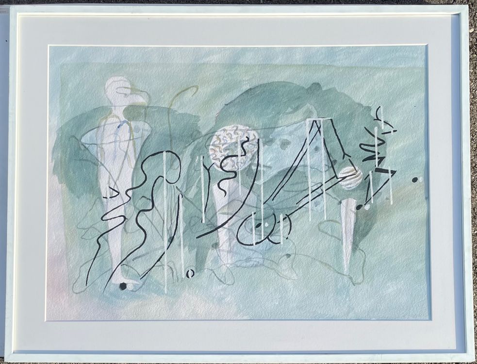 Rolf Winnewisser (1949) grosses Aquarell | Kaufen auf Ricardo