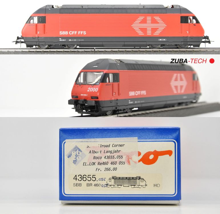 Roco 43655 E-Lok Re 460 SBB H0 GS Analog OVP (Gebraucht) in St. Gallen für CHF 125 – mit ...