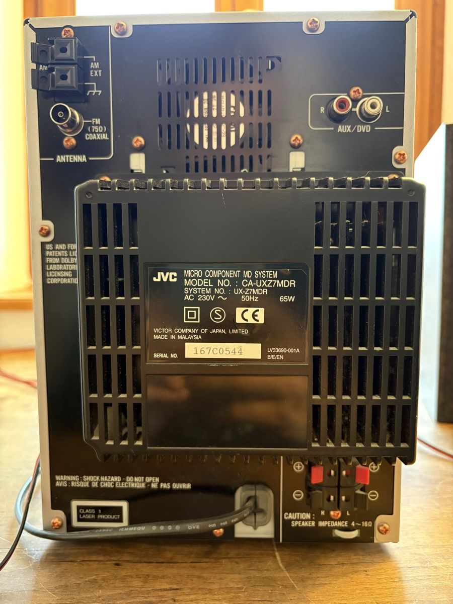 Chaîne Hi-Fi JVC CD, MD, cassette, radio (D'occasion) à Neyruz-sur ...