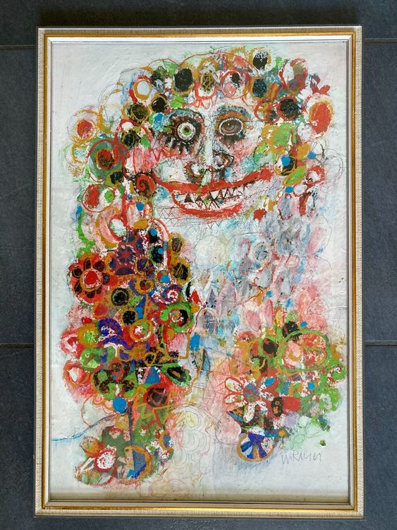 GEMÄLDE unleserlich signiert gerahmt hinter Glas (Gebraucht) in Subingen für CHF 31 – mit ...