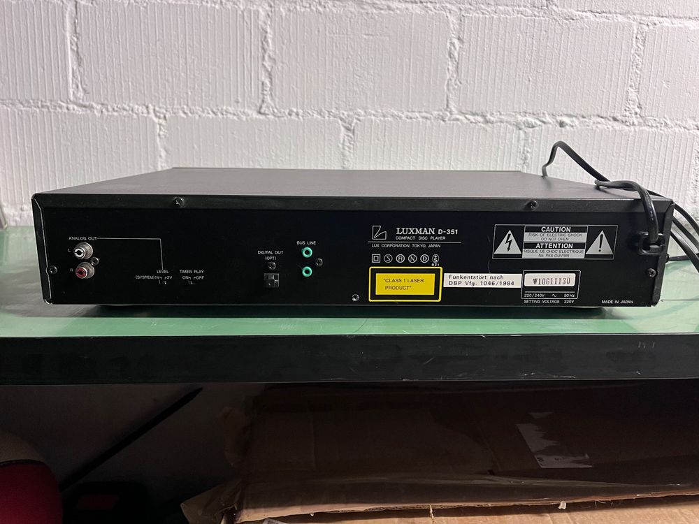 Luxman D-351 CD Player | Kaufen auf Ricardo