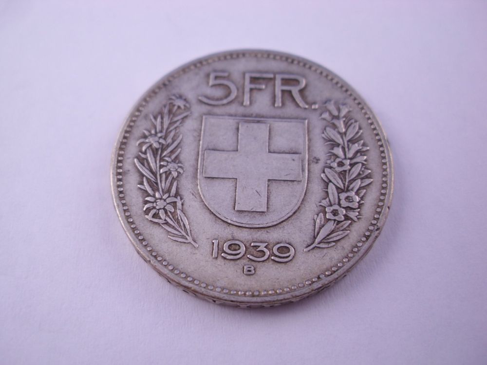 5 Franken 1939 | Kaufen auf Ricardo