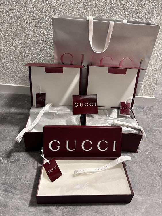 3x Original Gucci Boxes +1 Bag, NEW | Kaufen auf Ricardo