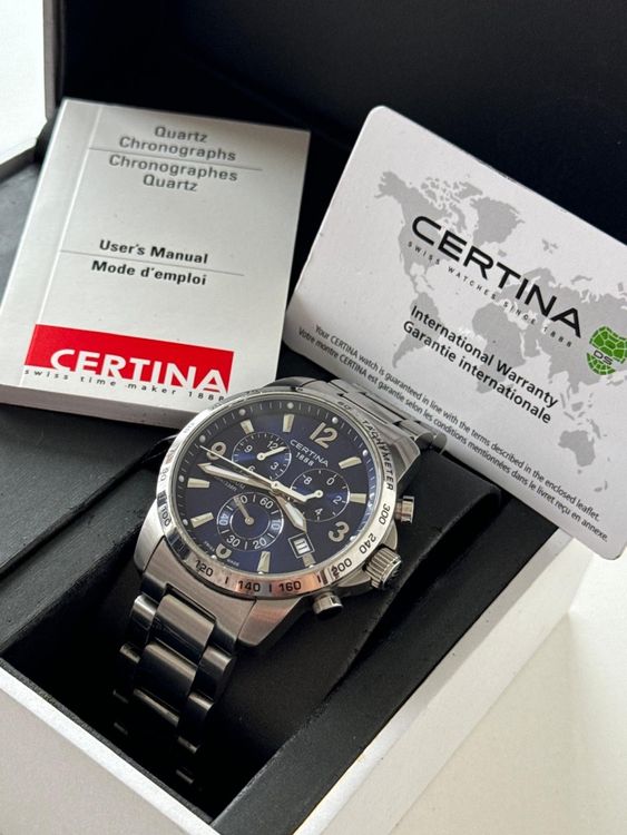 Certina DS Podium Chronograph Quarz Stahl Herrenuhr | Kaufen auf Ricardo