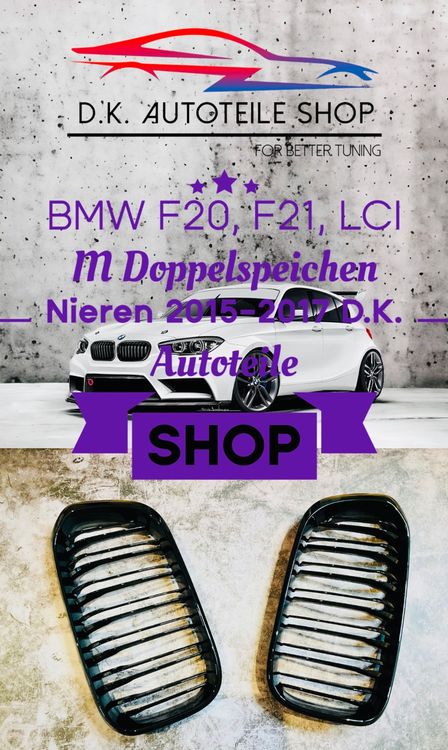 BMW Nieren M Doppelspeichen Kühlergrill Grill F20, F21, LCI (Neu und originalverpackt) in ...