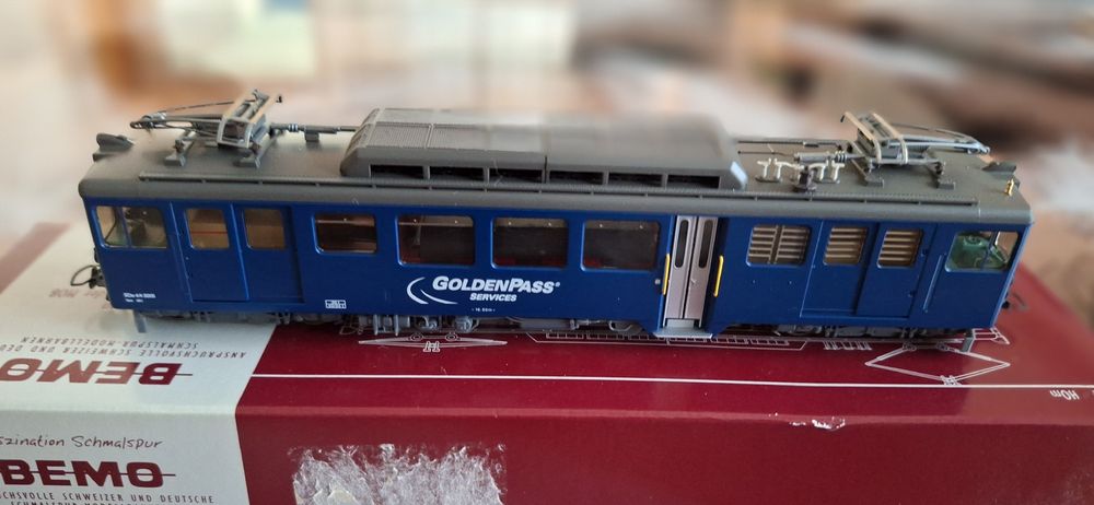 Bemo Triebwagen GoldenPass MOB BDe 4/4 3005 H0m (Neu und ...