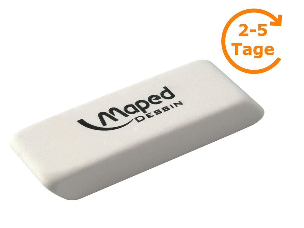 Kautschuk-Radierer Dessin, weiss (Neu und originalverpackt) in St ...