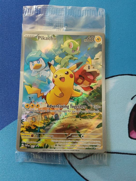 Pikachu Promo - Paldea Evolved SEALED (Neu und originalverpackt) in ...