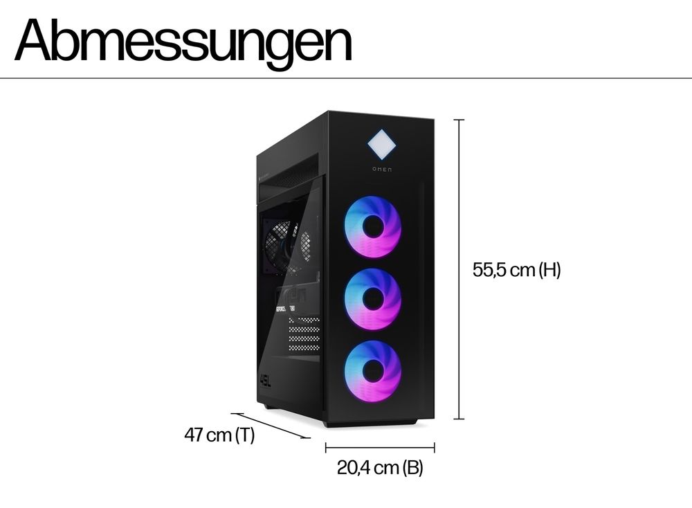 HP OMEN PC RTX 5090, 64GB RAM, 4TB SSD (Neu und originalverpackt) in ...