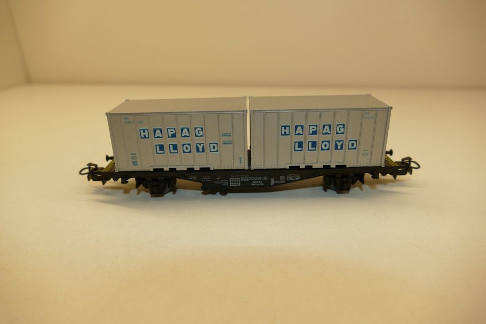 Märklin H0: DB Containerwagen Hapag Lloyd (Neu (gemäss Beschreibung ...