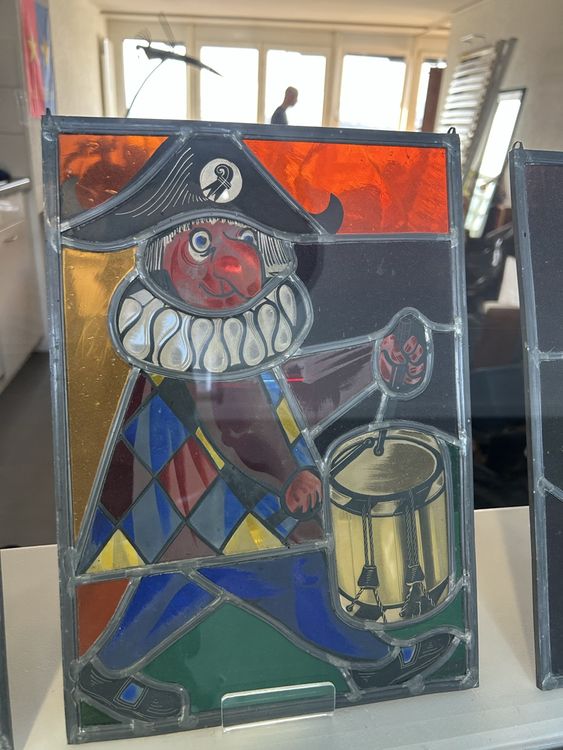 4 Bleiglas-Bilder & 2 Figuren – MKR Basel (Gebraucht) in Basel für CHF ...