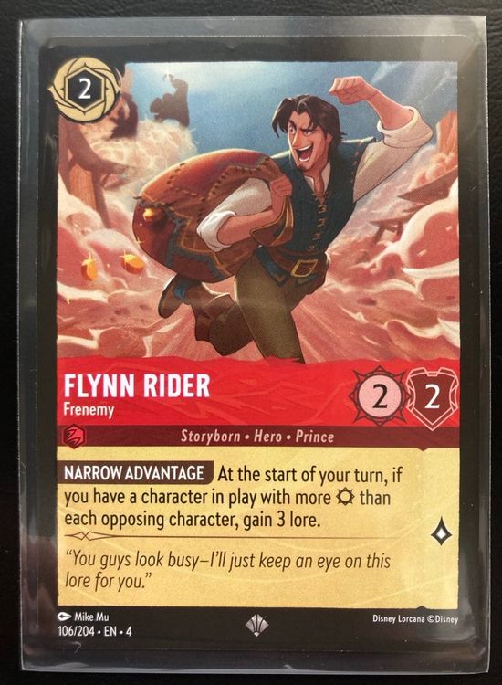 Lorcana Disney - FLYNN RIDER 106/204 EN 4 - Super Rare (Gebraucht) in ...